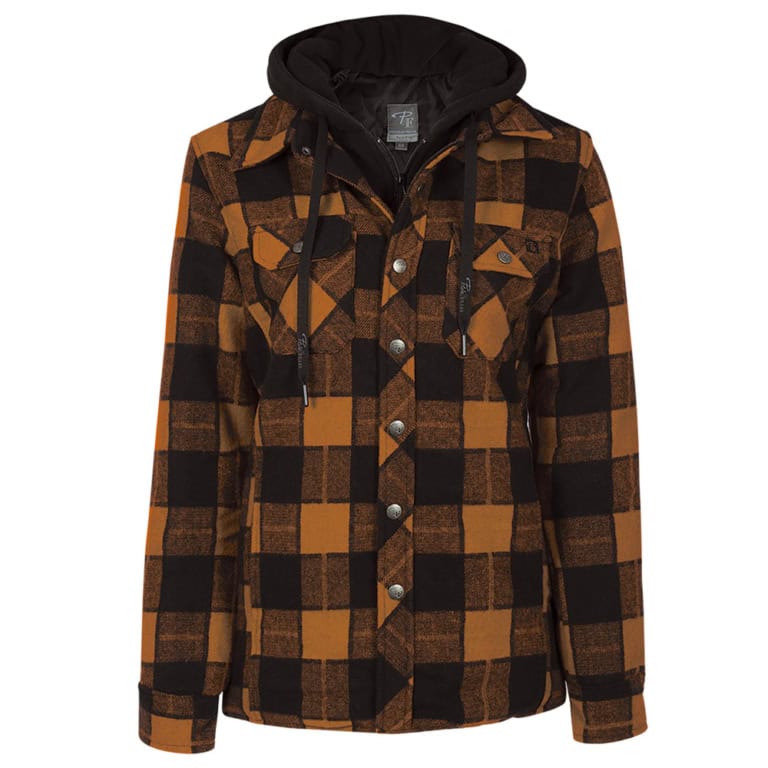 Padded Work Shirt - Camel – Sheepskin Loft